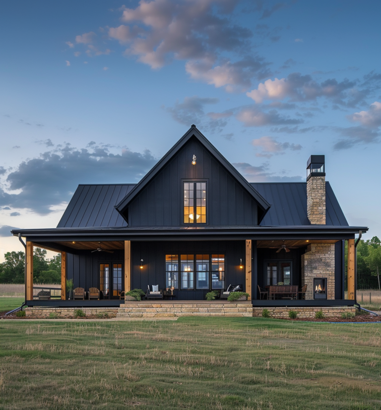 The Serene Barndominium Model. - AY CUSTOM HOME