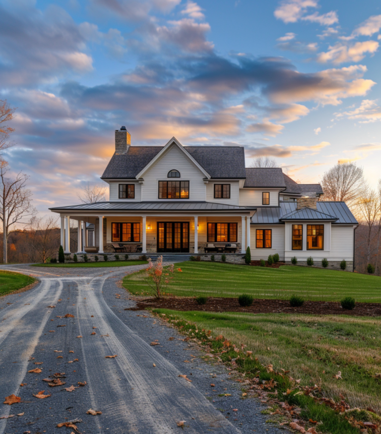 20 Stunning Farmhouse Exterior Designs That Inspire Serenity and Style ...