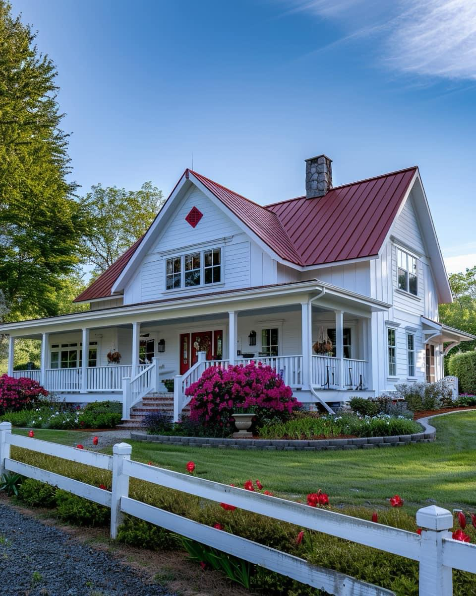 20 Stunning Farmhouse Exterior Designs That Inspire Serenity and Style ...