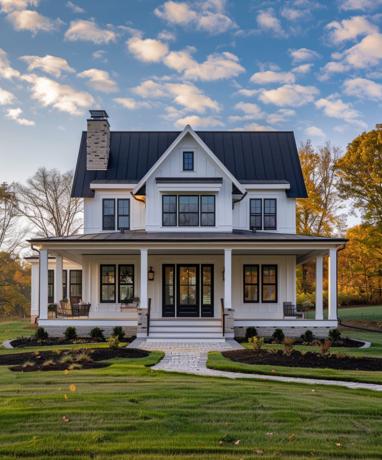20 Stunning Farmhouse Exterior Designs That Inspire Serenity and Style ...