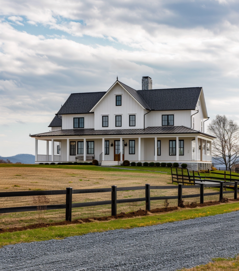 20 Stunning Farmhouse Exterior Designs That Inspire Serenity and Style ...