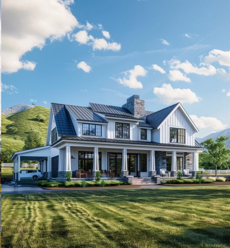 20 Stunning Farmhouse Exterior Designs That Inspire Serenity and Style ...